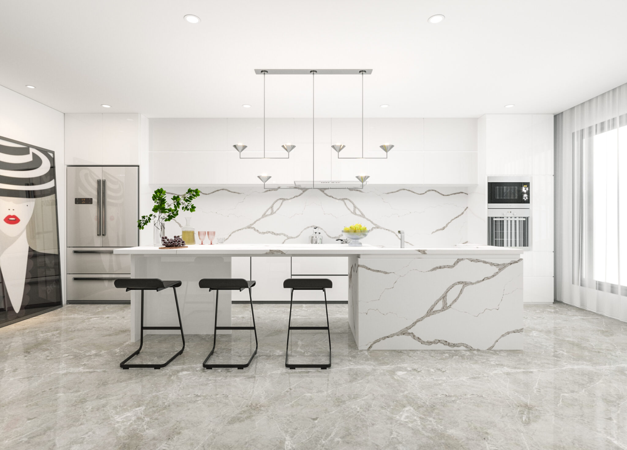 Calacatta Nova -1 | ClassicQuartzStone UK