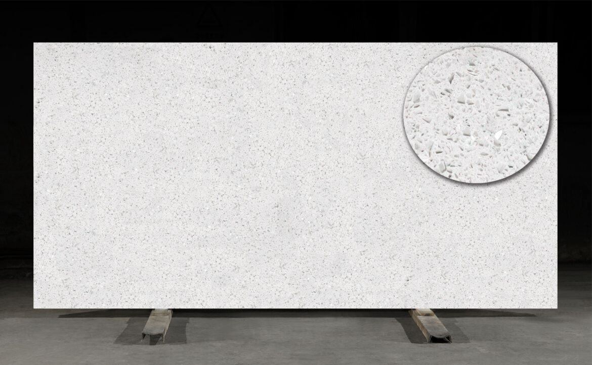 Brillo Branco – Code CQB011 Full Slab | ClassicQuartzStone UK